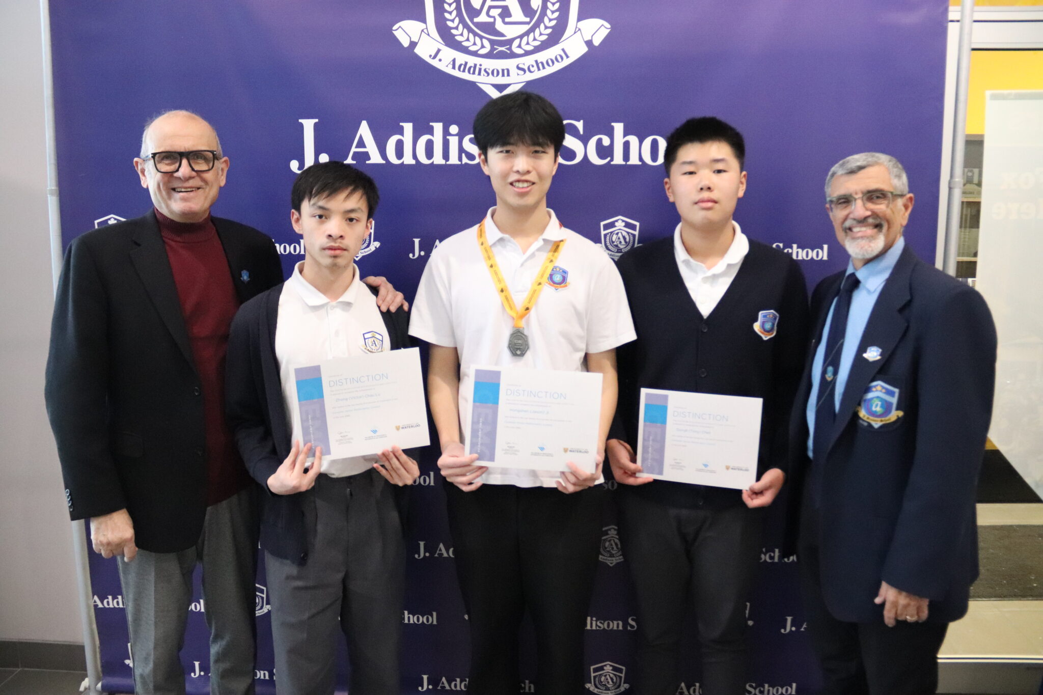 J. Addison School Celebrates Top 25% Results in University of Waterloo ...